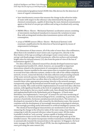 Artificial Intelligence And Water Cycle Management | PDF