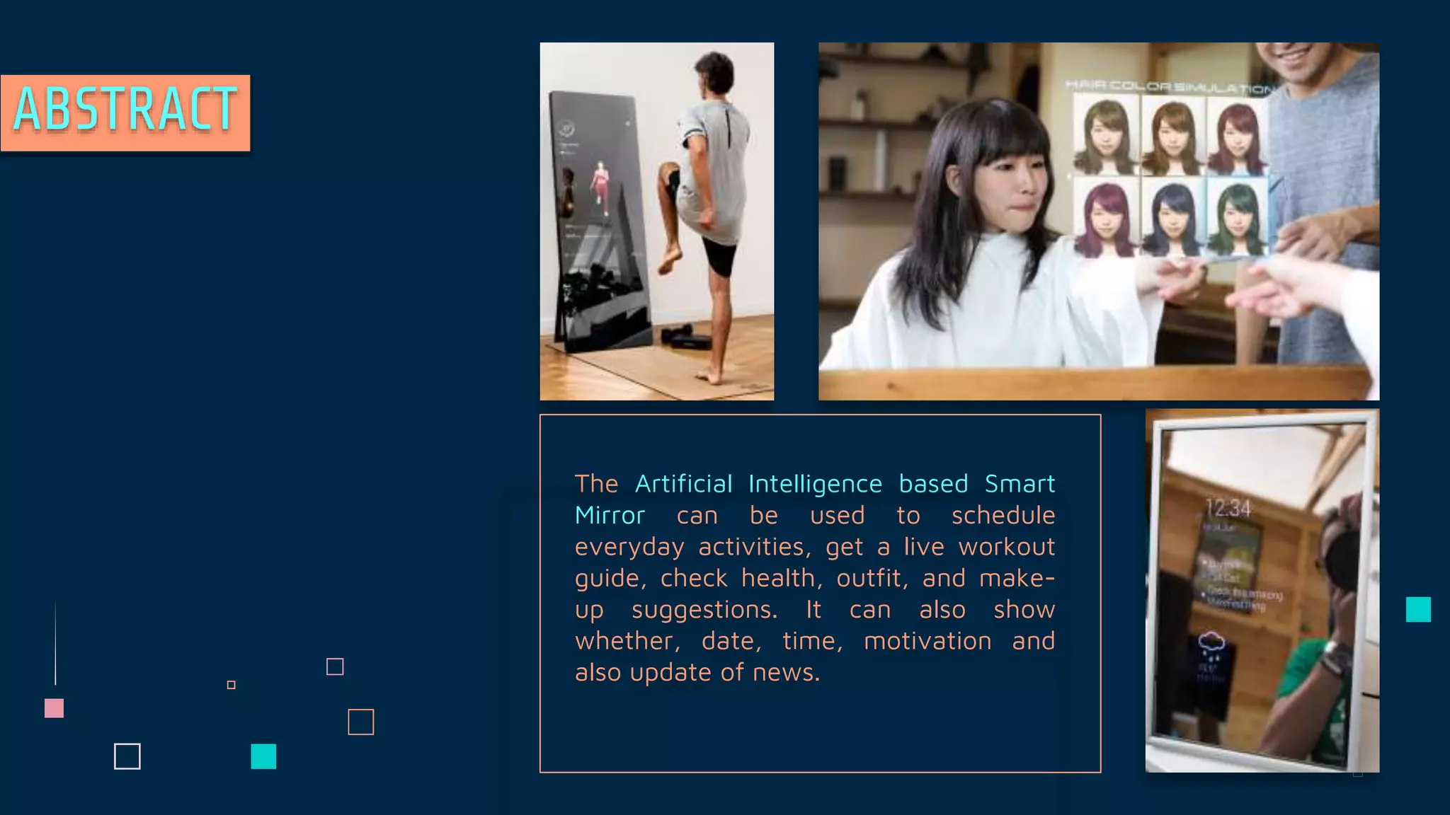 Artificial Intelligence Based All in one Personal Assistant Using Smart Mirror.pptx