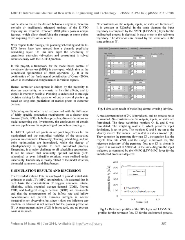 Artificial Intelligence Based Control Approach For Membrane Bioreactor
