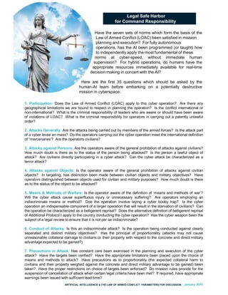 Artificial Intelligence and the Law of Armed Conflict | PDF | Internet ...