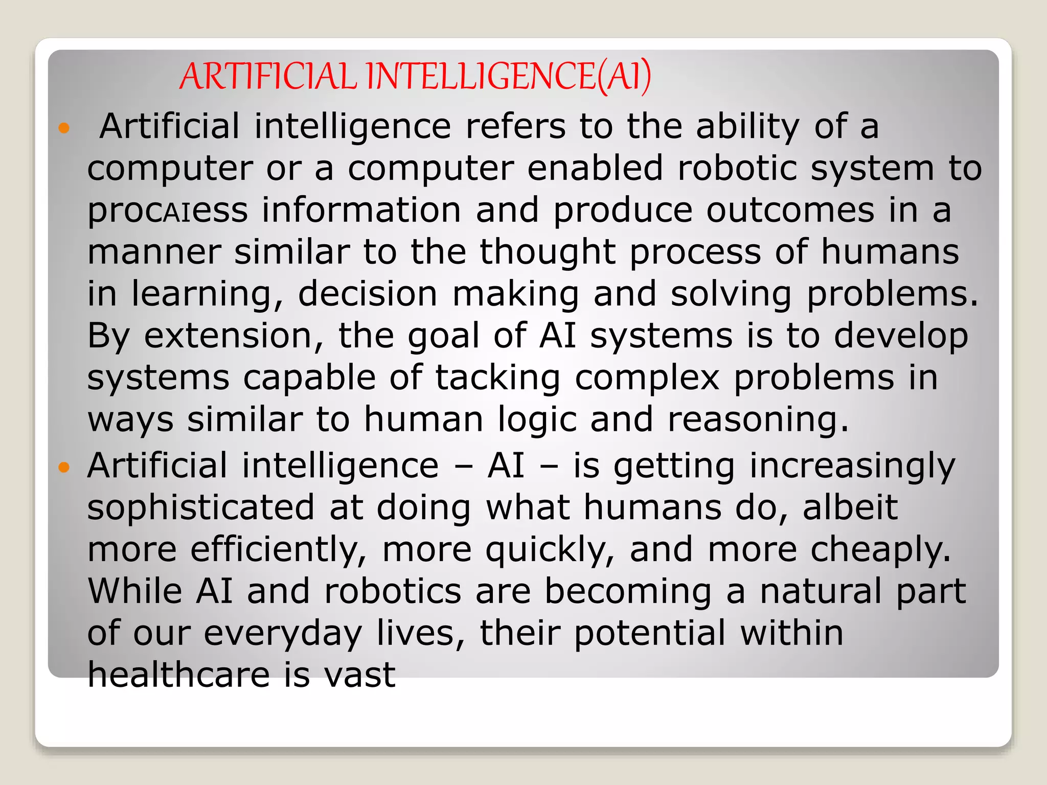 Artificial intelligence(chirag mittal) | PPT