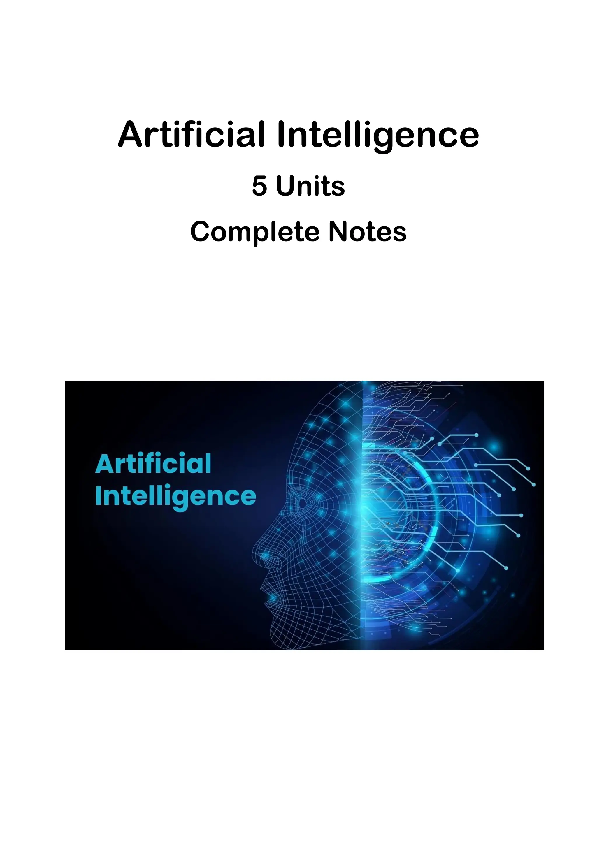 Artificial Intelligence (Complete Notes).pdf