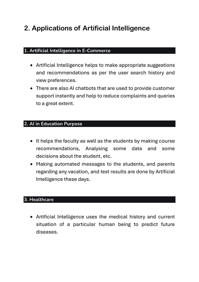 Artificial Intelligence (Complete Notes).pdf | Artificial Intelligence ...