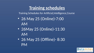 Artificial Intelligence Course in Bhubaneswar. | PPT