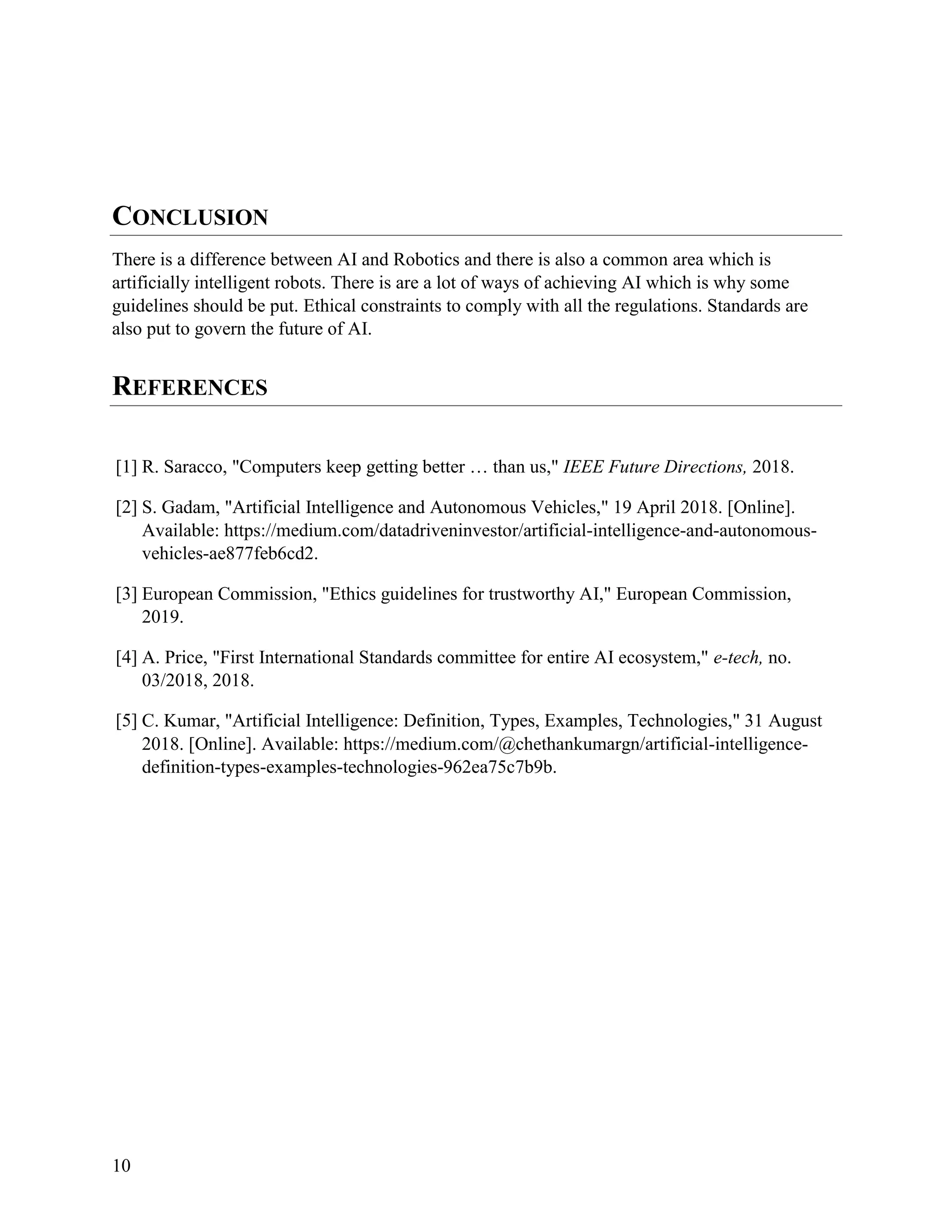 Artificialintelligencedefinitionethicsandstandardsdocx 