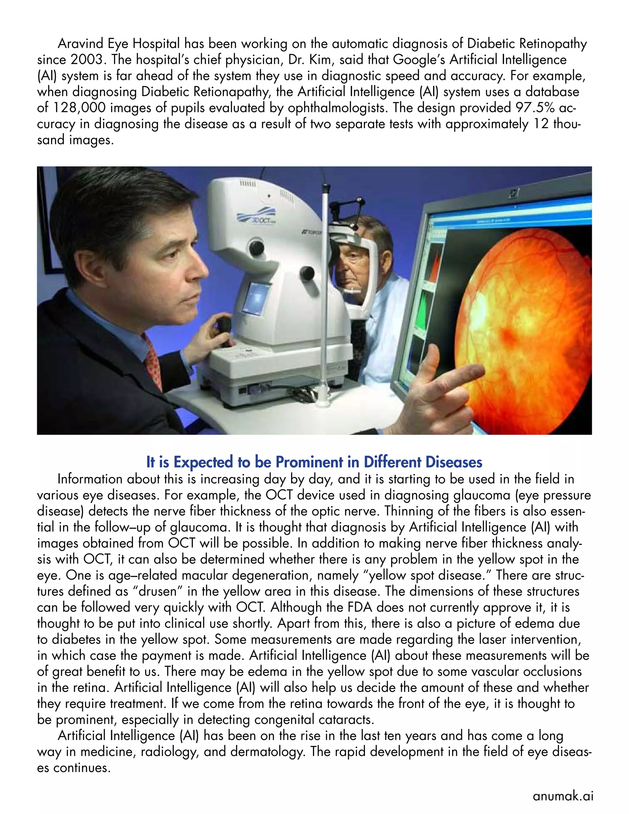 Artificial Intelligence Detects Diabetic Retinopathy In Real Time | PDF
