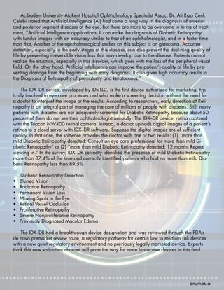 Artificial Intelligence Detects Diabetic Retinopathy In Real Time | PDF