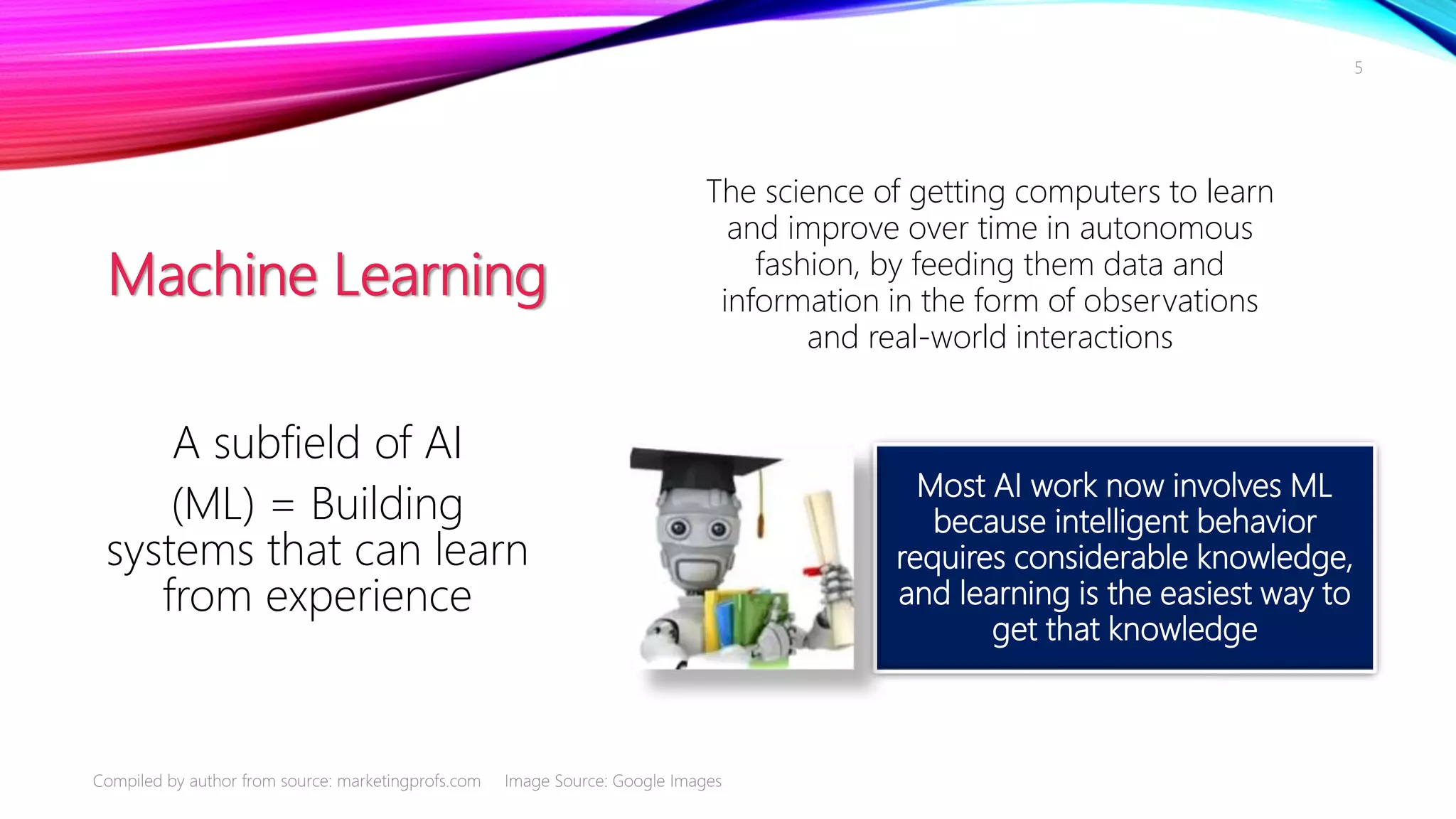 Artificial Intelligence: Disruption by Machine part 1 of 3 | PPT