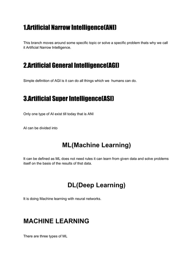 ARTIFICIAL INTELLIGENCE EXPLAINED IN SIMPLE WORDS | PDF