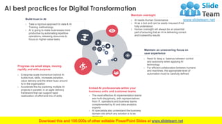 Artificial Intelligence For Digital Transformation PowerPoint ...