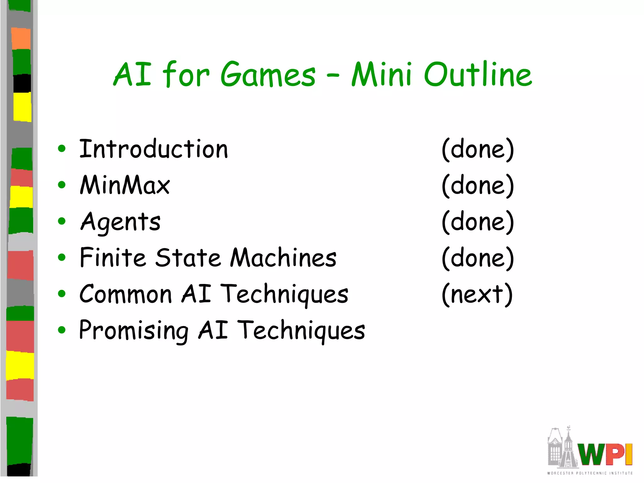 Artificial intelligence games | PPT