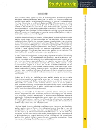 Artificial Intelligence In Academic Writing Teaching | PDF