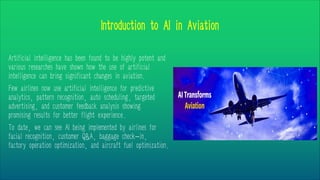 Artificial intelligence in aviation | PDF