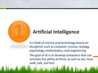 Artificial intelligence in business | PPTX