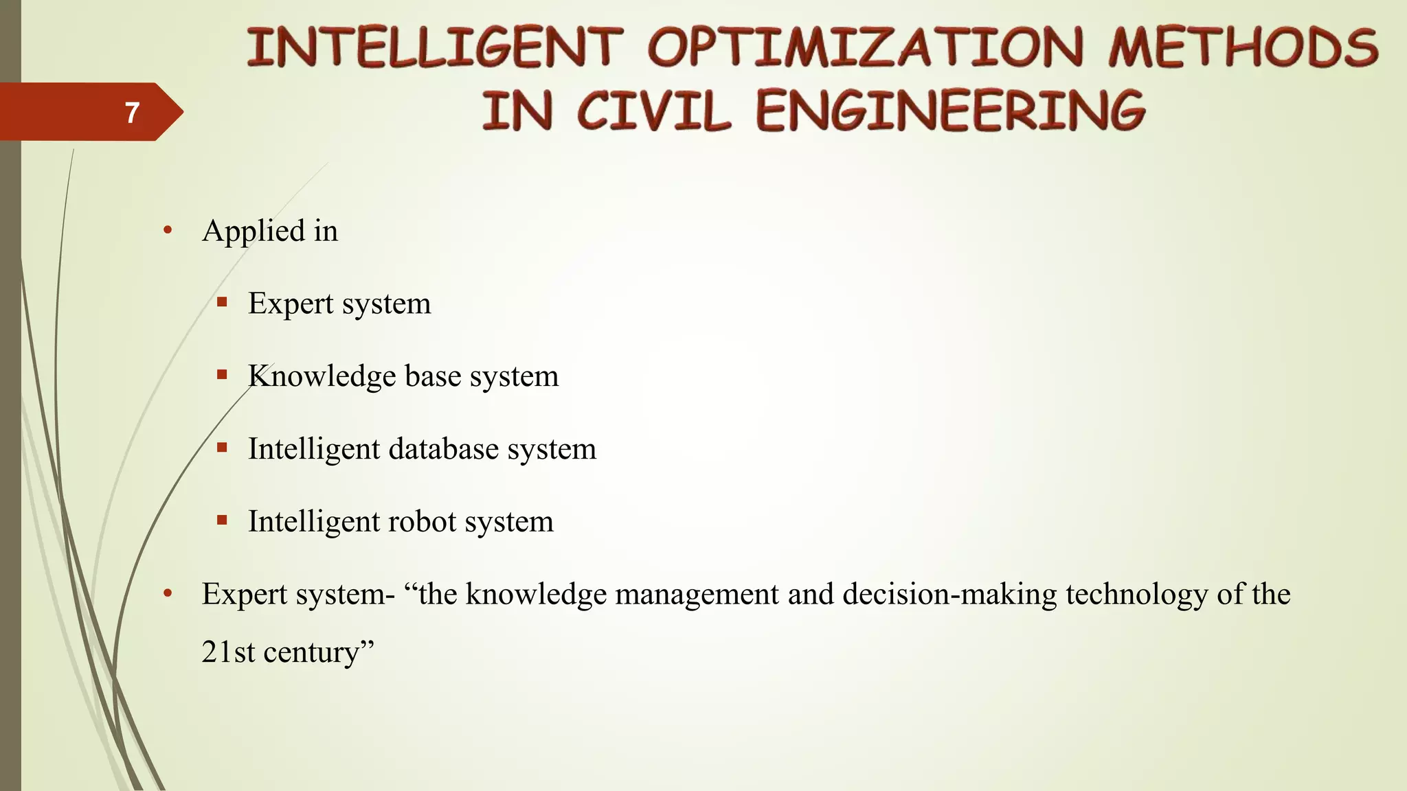 Artificial intelligence in civil engineering | PPTX