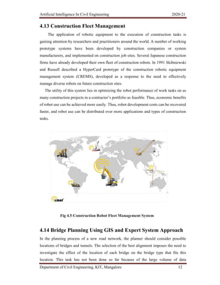 Artificial intelligence in civil engineering seminar report | PDF
