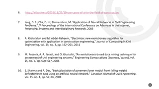 Artificial intelligence in civil engineering technicial seminar ppt | PPTX