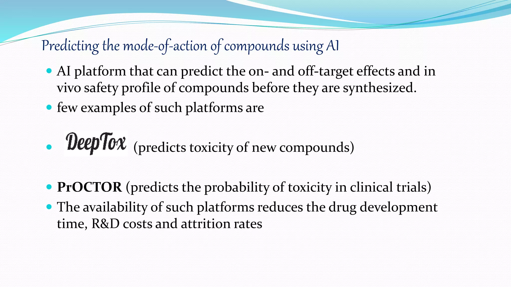 Artificial intelligence in drug discovery | PPTX
