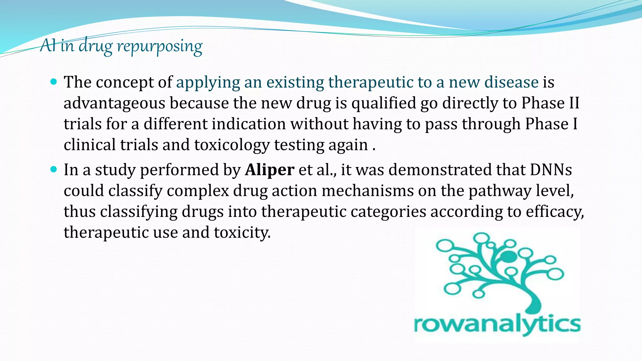 Artificial intelligence in drug discovery | PPTX