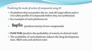 Artificial intelligence in drug discovery | PPTX