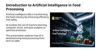 Artificial Intelligence In Food Processing.pptx
