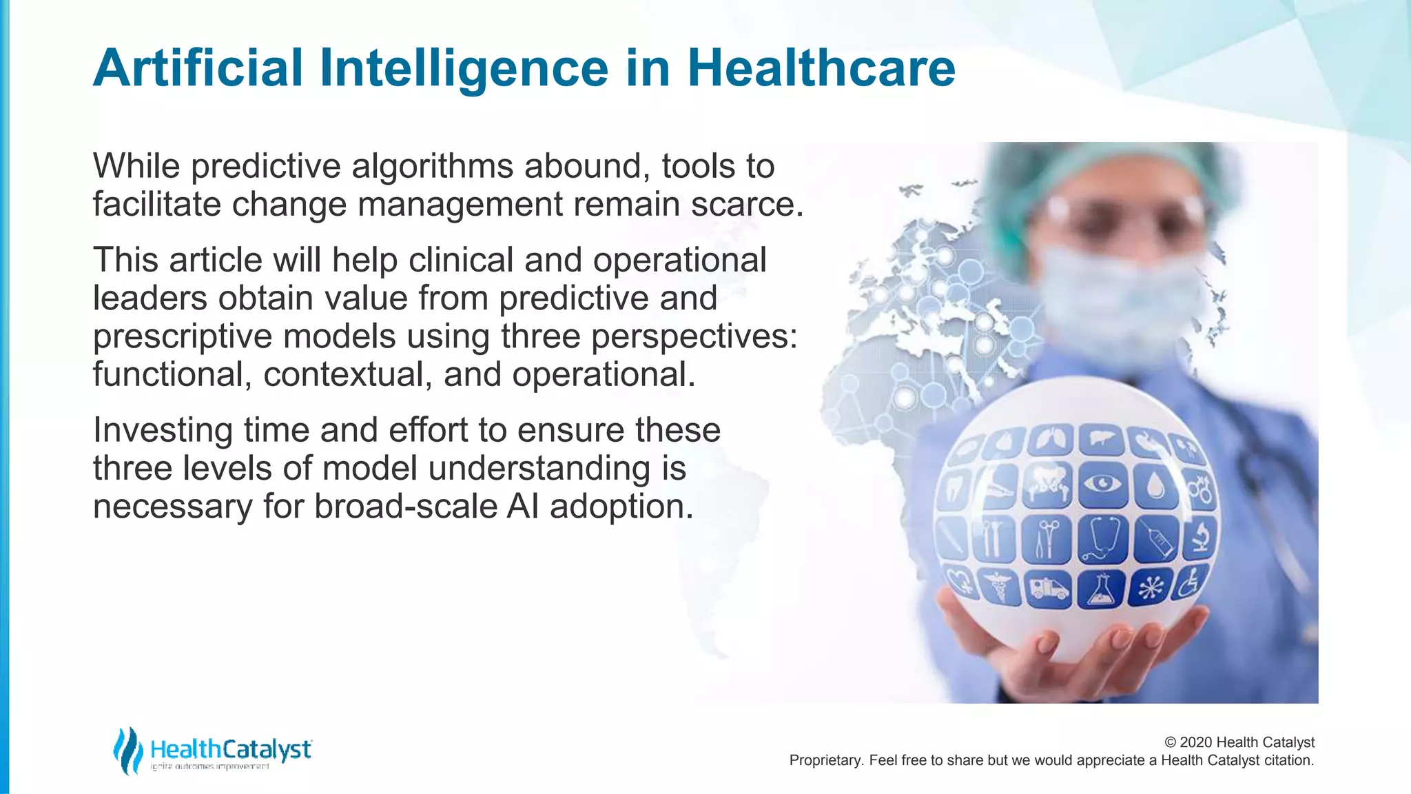 Artificial Intelligence in Healthcare: A Change Management Problem | PPTX