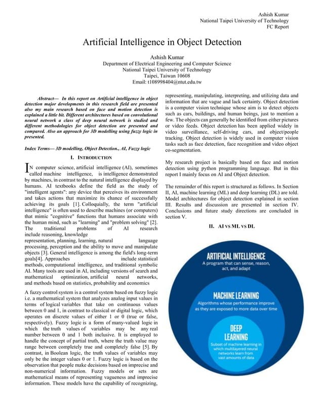 ArtificialIntelligenceInObjectDetection-Report.pdf