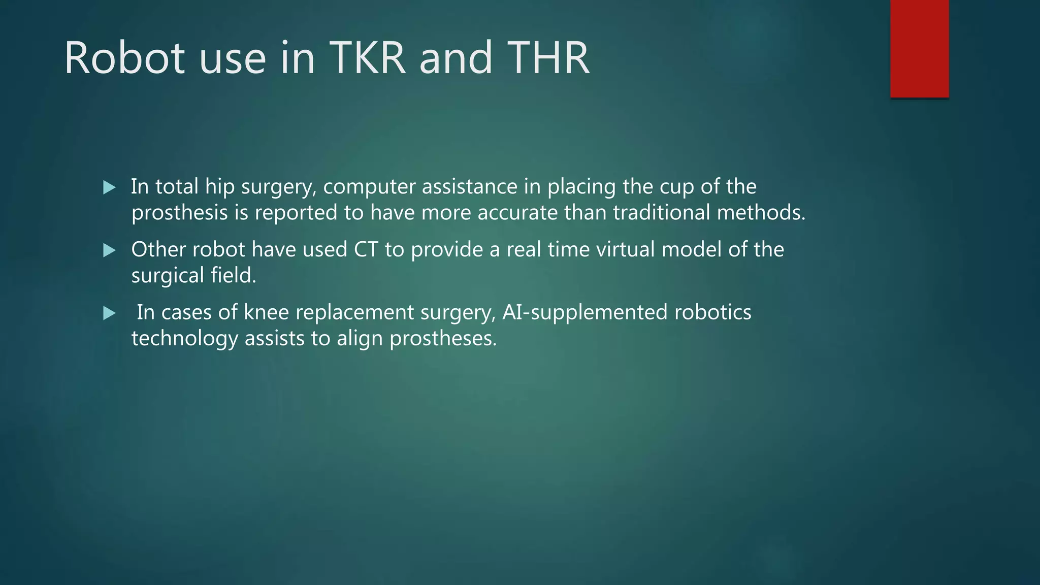 Artificial intelligence in orthopaedics | PPTX