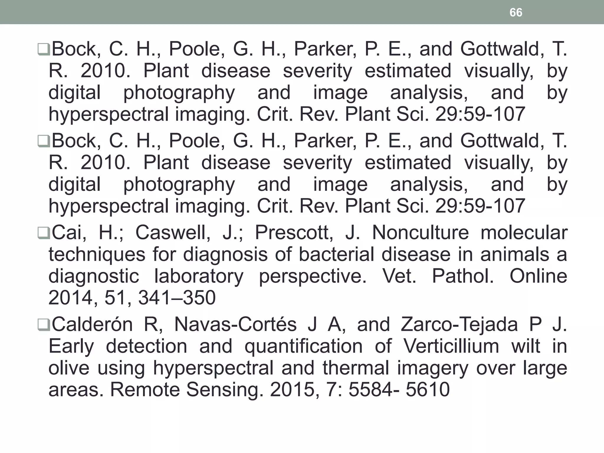 Artificial intelligence in plant disease detection | PPTX