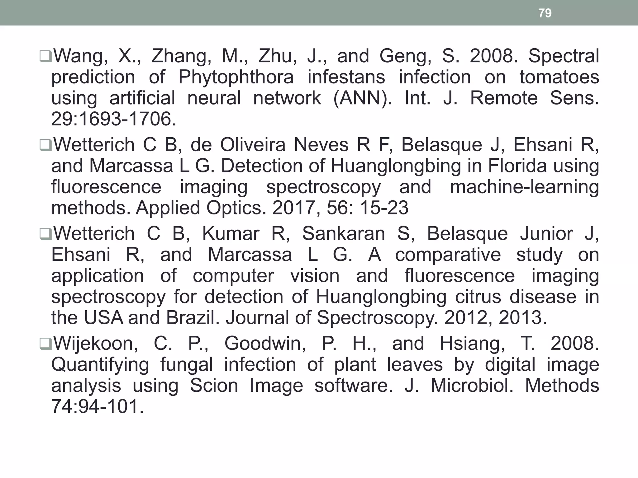 Artificial intelligence in plant disease detection | PPTX