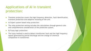 Artificial intelligence in power system | PPTX