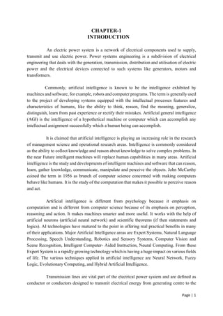 Artificial intelligence in power systems | PDF