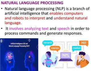 Artificial intelligence in Robotics.pptx | Programming Languages | Computing