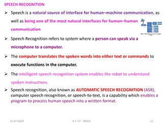 Artificial intelligence in Robotics.pptx | Programming Languages | Computing