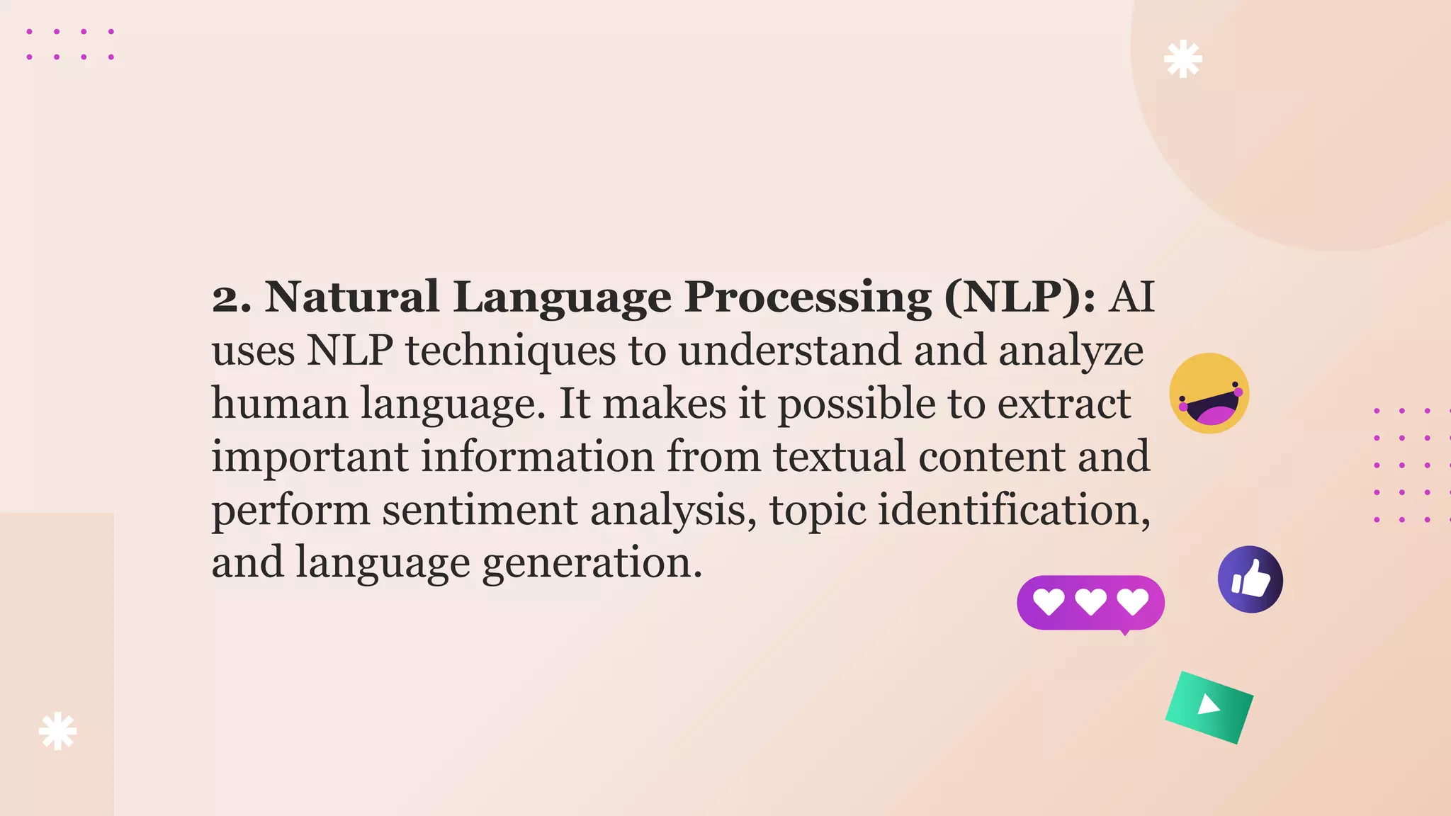 Artificial intelligence in social media. | PPT