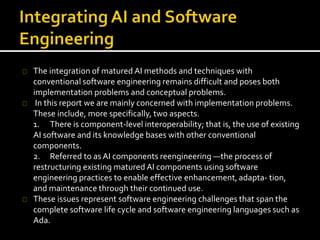 Artificial intelligence in software engineering ppt. | PPT