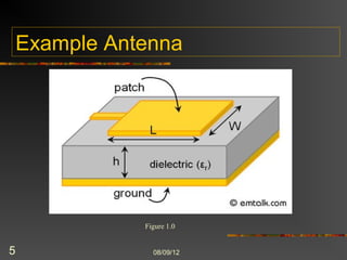 Artificial intelligence in the design of microstrip antenna | PPSX