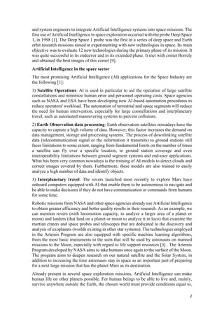 ARTIFICIAL INTELLIGENCE IN THE HUMAN CONQUEST OF SPACE, ITS OTHER APPLICATIONS AND ITS RISKS.pdf