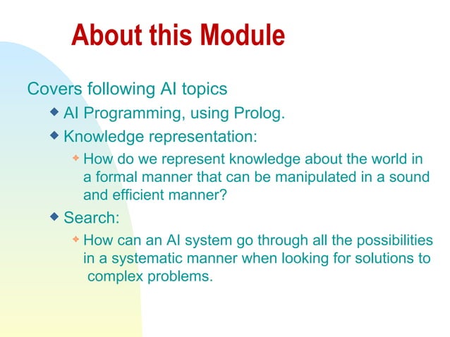 Artificial intelligence introduction | PPT