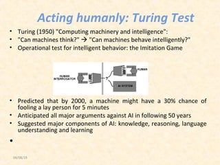 Artificial intelligence(introduction) | PPT
