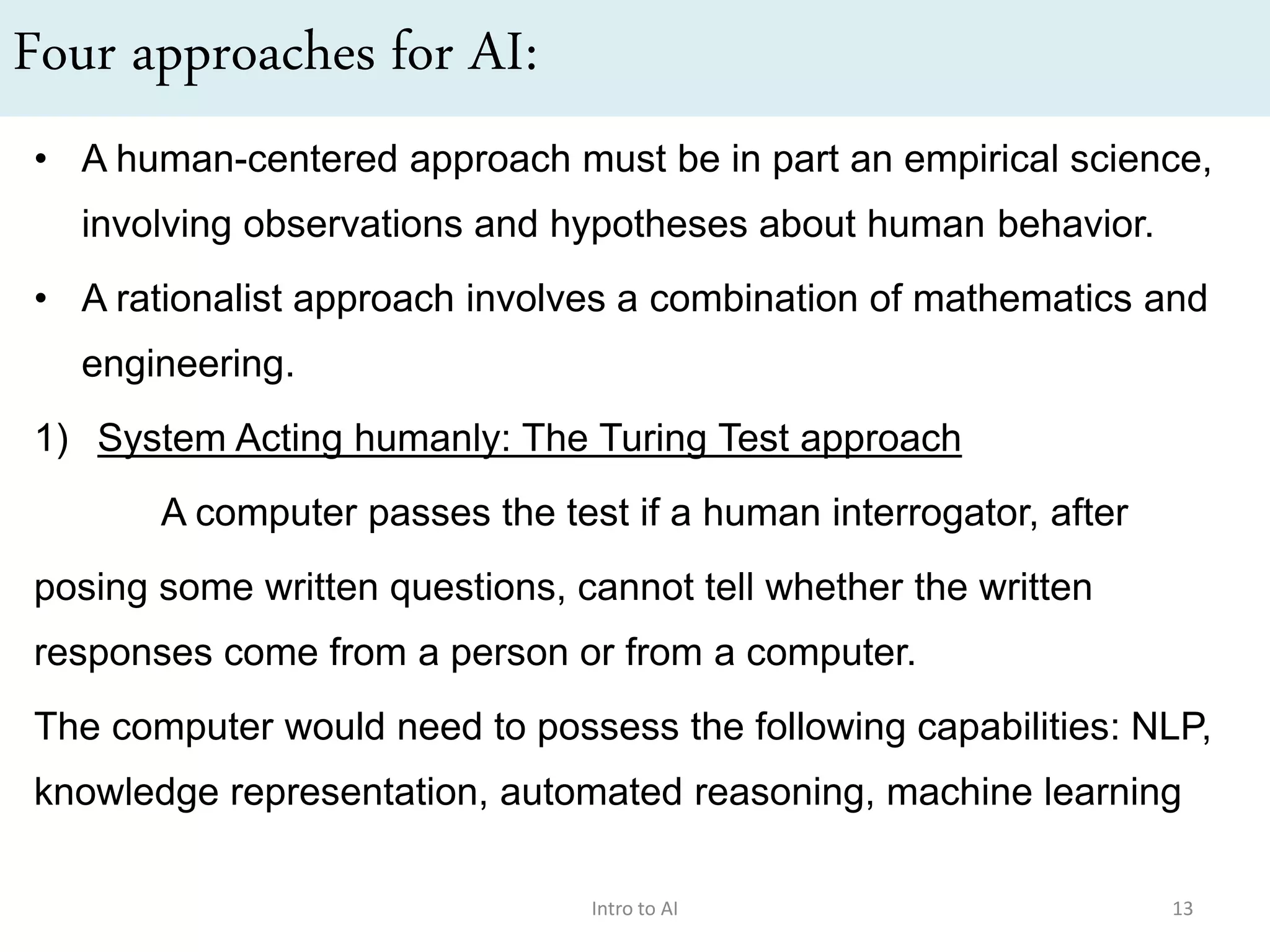 Artificial intelligence introduction | PPTX Artificial intelligence introduction | PPTX