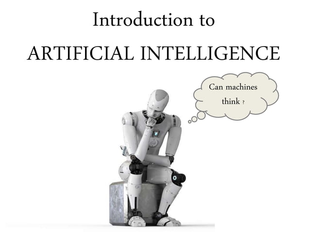 Artificial intelligence introduction | PPTX Artificial intelligence introduction | PPTX