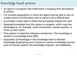 Artificial intelligence introduction | PPTX