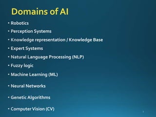 introduction to Artificial intelligence | PPTX