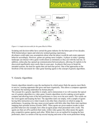 Artificial Intelligence In Video Games A Survey Written By | PDF