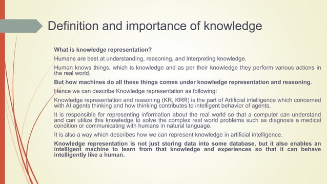 ARtificial Intelligence Knowledge Representation.pptx