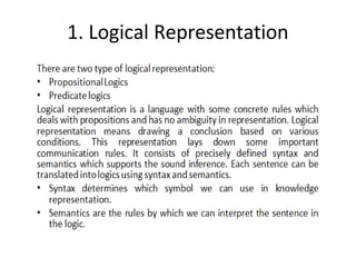 _Artificial_Intelligence_Knowledge_Representation (1).pptx | Programming Languages | Computing