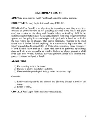 Artificial Intelligence Lab File | PDF