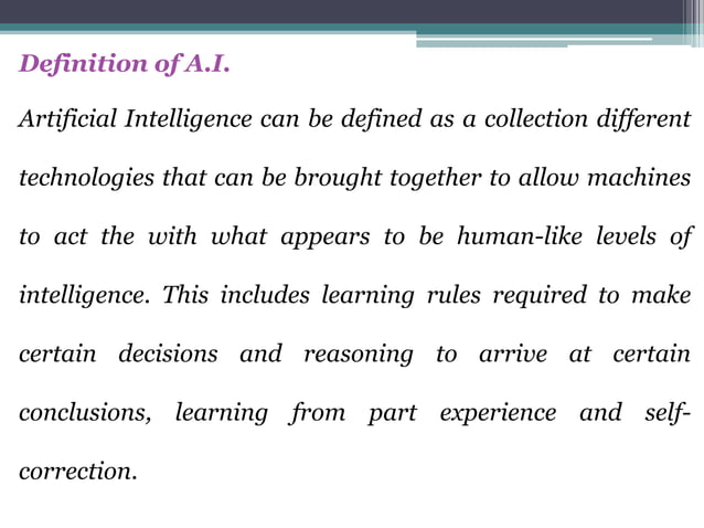 Artificial intelligence lecture 1 | PPT