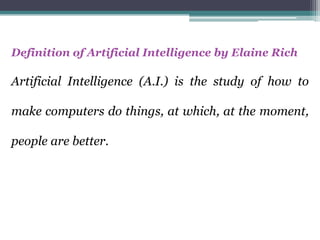 Artificial intelligence lecture 1 | PDF